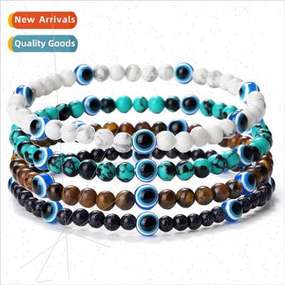 Simple Fashion New Chinese Bracelet Devil Eye String 4mm Rou
