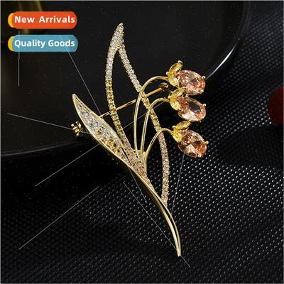 Fashion Romantic Elegant Bell Orchid Corsage High-grade Flow