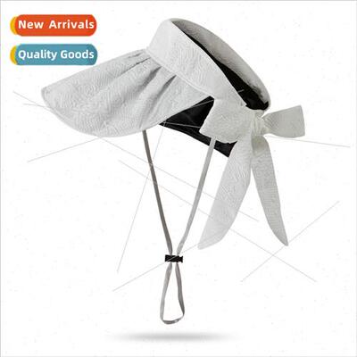 Summer outing bubble yarn sunscreen sun hat female large bri