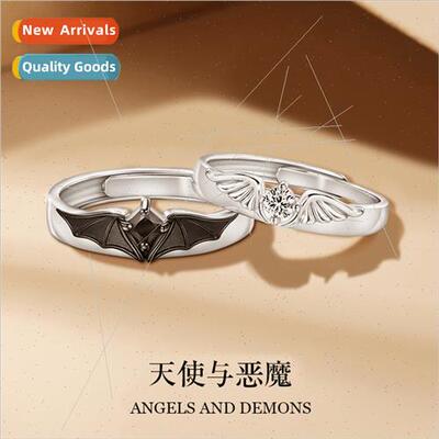 Angels Demons Couple Rings Pair che Couple Drip Couple Rings