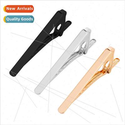 Fashion Flat Head Copper Tie Clip Men Business Tie Accessori