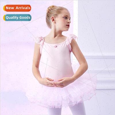Childrens summer tutu short-sleeved practice exam dancing sa