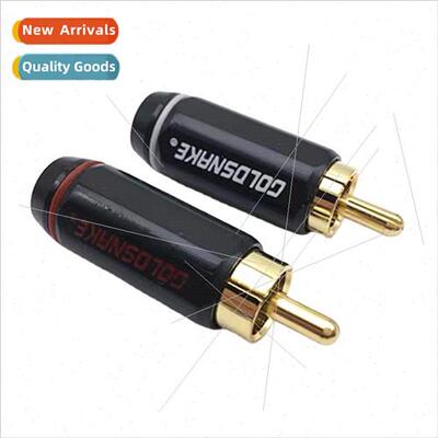 Audiophile audio rca lotus plug rca plug socket copper core