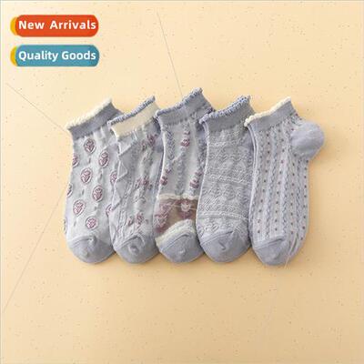 Socks Women Lace Invisible Shallow Short Socks Spring Summer
