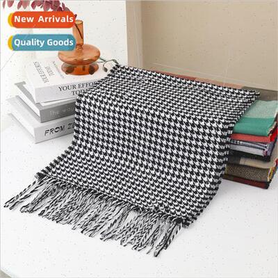 Fashion Englplaid imation cashmere scarf children fall winte