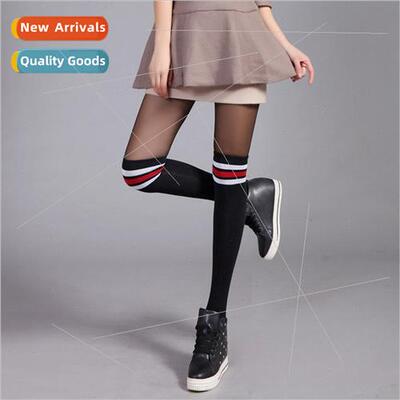 New fall and winter three bar long socks sports cycling knee