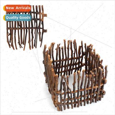Farm Scene Fence Toys Animal Poultry DIY Assembly Fence Hedg