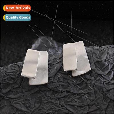 versatile irregular polygonal geometric alloy earrings women