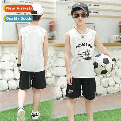 Summer children thin breathable undershirt sports twoPCS boy