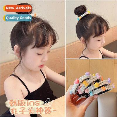 Children pill head plate hair artifacts girls hair accessori