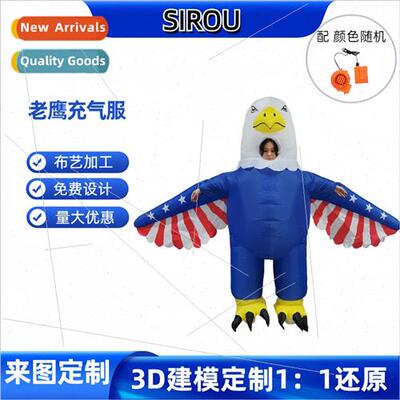 Halloween Costumes American Flag Eagle Inflatable Costume St
