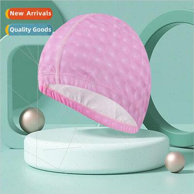 Adult swimming cap waterproof ear protection does not strang