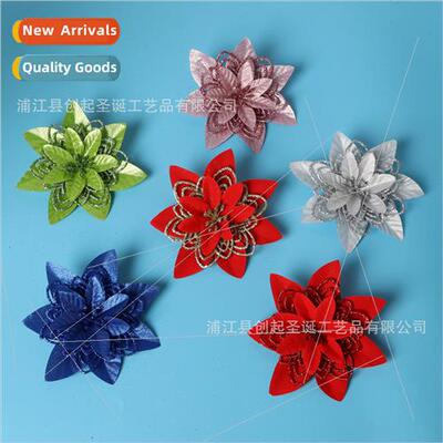 Christmas Gold Dust Christmas Flowers Faux Flowers Christmas