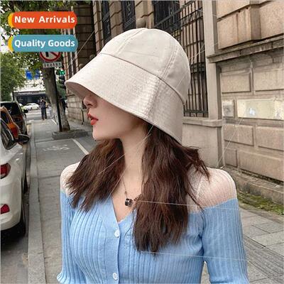 Hat female ins black paragraph bell-shaped fisherman hat men