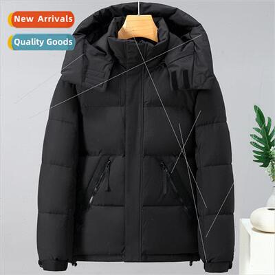 Hooded down cotton jacket men winter new couples in long cot