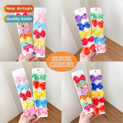 Ultra-classic bow children hair clips Korea cute girls spott