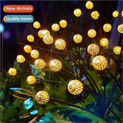 Solar Golden Ball Moroccan ghts Outdoor WaterproLandscape De