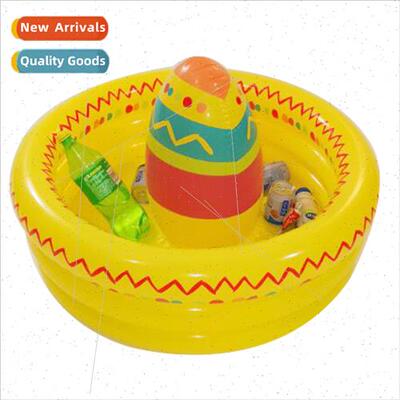 PVC Pool Mexican Hat Ice Bar Water Inflatable Beer Drink Ice