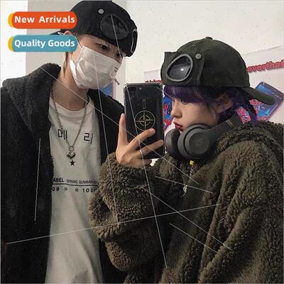 Set aviator glasses hat men women casual versatile fashion b
