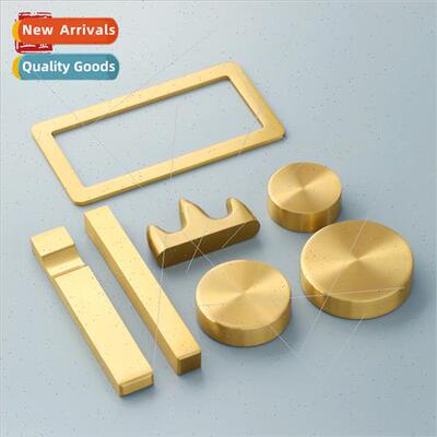 Copper paperweight ruler imation circle brush mountain brass