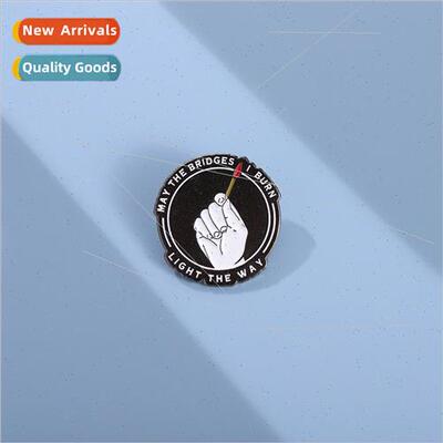 New inspirational badgesMay bridges i burn light way letter