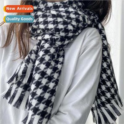 2023 new scarf female thousands birds ins winter Korea  hund