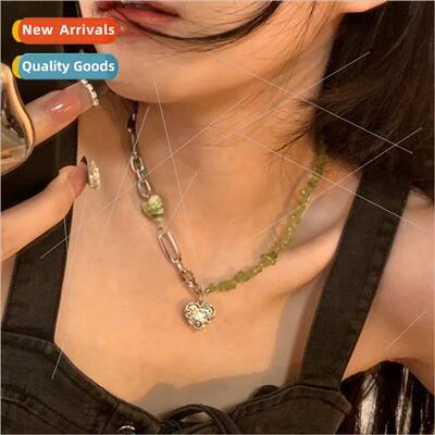 Store owner super push avocado love heart patchwork beaded n