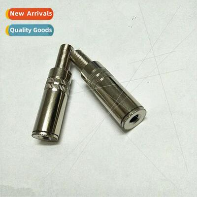 All-metal nickel-plated 3.5MM audio socket soldered 3.5 fema