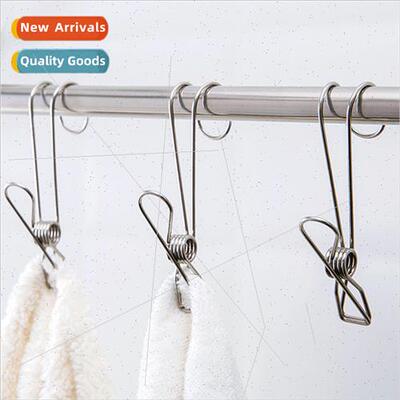 Stainless steel small clip hook wh hanging bathroom multifun