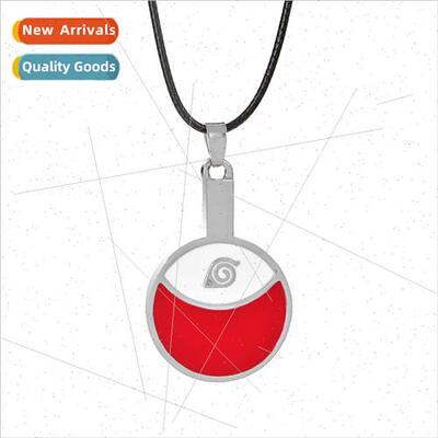 Uchiha clan family fan logo necklace anime film   accessorie