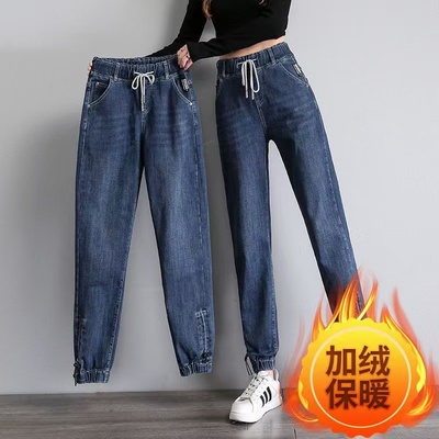 束脚松紧腰小个子高腰显瘦