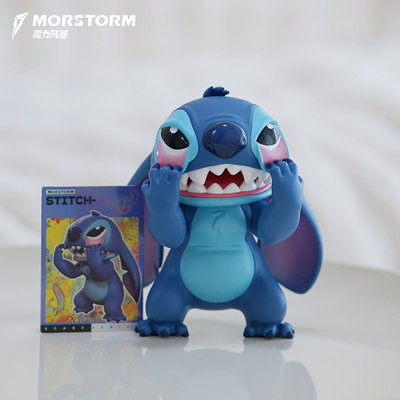 【现货】MORSTORM 迪士尼 星际宝贝鬼脸史迪奇 手办摆件潮玩礼物