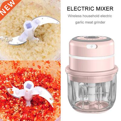 Mini Electric Food Garlic Grinder Vegetable Meat Crusher Pro