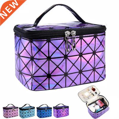 Fashion Laser Travel Make Up Bag Organizer Women Zipper Cosm