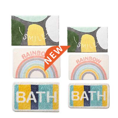 Non-Slip Carpet Bathroom Bedroom Rugs Floor Mats Welcome Doo