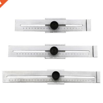 0-200/250/300mm Woodworking T type Scriber Marking Gauge Rul