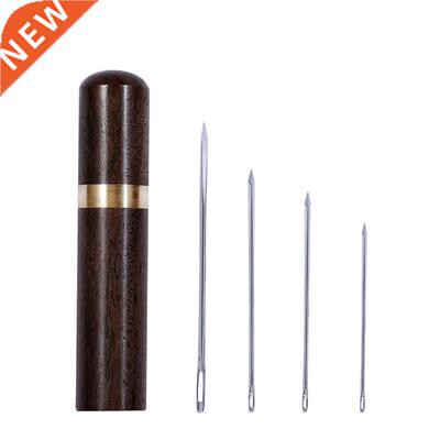 4pcs Leather Sewing Needles Big Eye Manual For Embroidery St