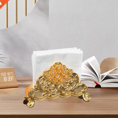 Zinc Alloy Napkin Holder Organzier Tissue Rack for Restauran