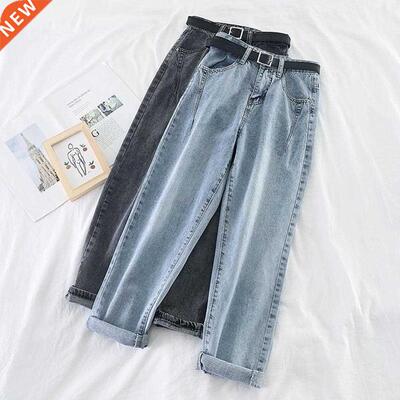 Fashion Deni Pants Woen Jeans Loose Colorfast Cotton Woen