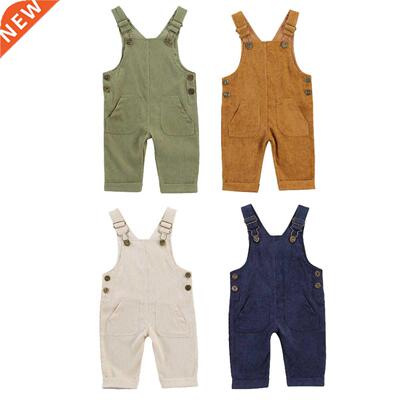 Toddler Baby Kids Boys Girls Overalls Autumn Newborn Baby Gi