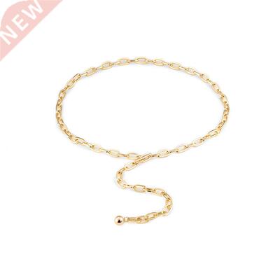 Woman Golden Waist Chain Bo Y2k Office 365 Belt 2021 nd Fa