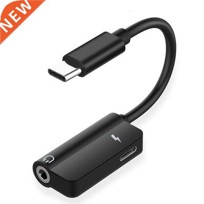 Type C To 3.5mm Jack TypeC Audio Splitter Headphone Cable Ea