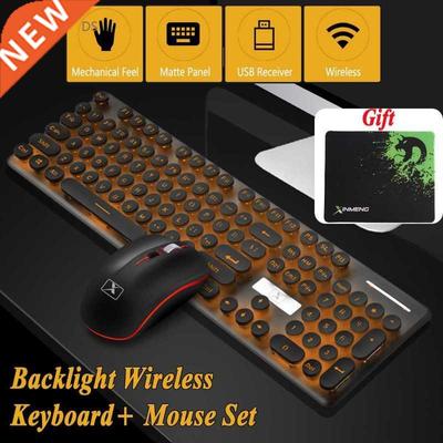 Multimedia 2.4G Wireless Keyboard Mouse Combos Rechargeable