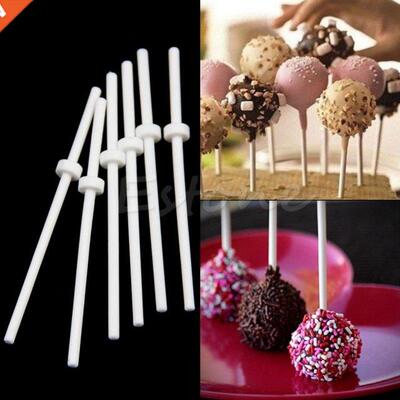 60 Pcs Pop Food Sucker Sticks Chocolate Cake Lollipop Sticks