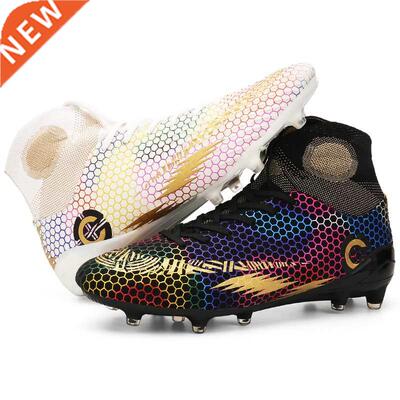 Botas de fútbol de tobillo alto para hombre y mujer,