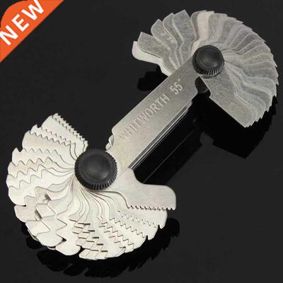 52Pcs Steel Thread Measuring Gage Metric Whitworth Screw Pit