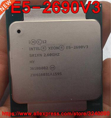 XEON E5-2690 V3 Processor SR1XN 2.6Ghz 12-Cores 30MB LGA2011