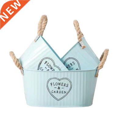 Flower Pot Metal Barrel Wedding Table Centerpiece Home Garde