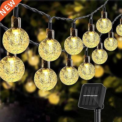String Light Solar 100 LEDs Fairy Lights Outdoor Garden Wedd