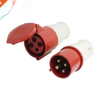 1Set SF-224 AC 380-415V 32A 4 Pin Weather Proof Industrial S